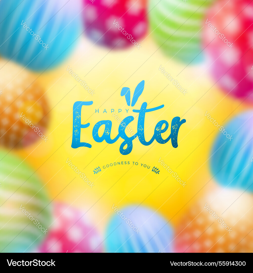 Happy easter Royalty Free Vector Image - VectorStock
