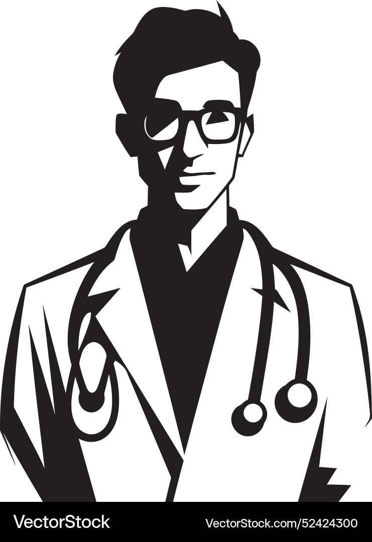 Visual symphony of doctors depicting medical Vector Image