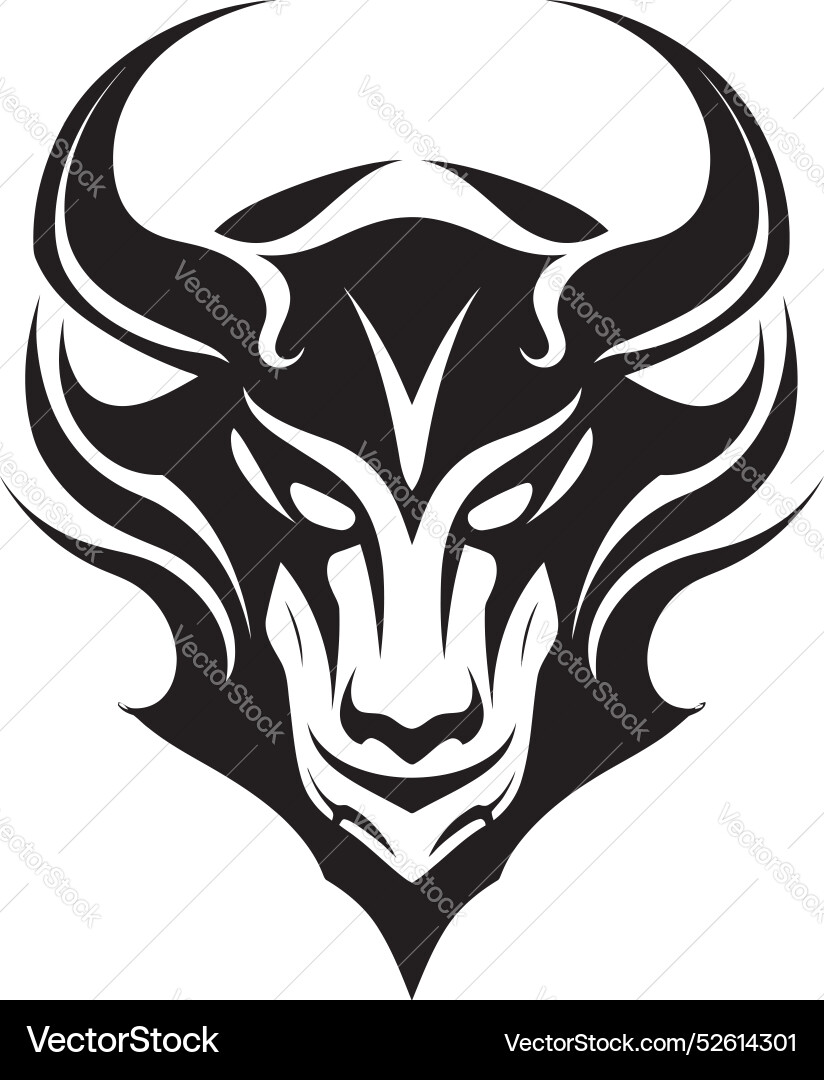 Unleash your inner bull embrace power Royalty Free Vector