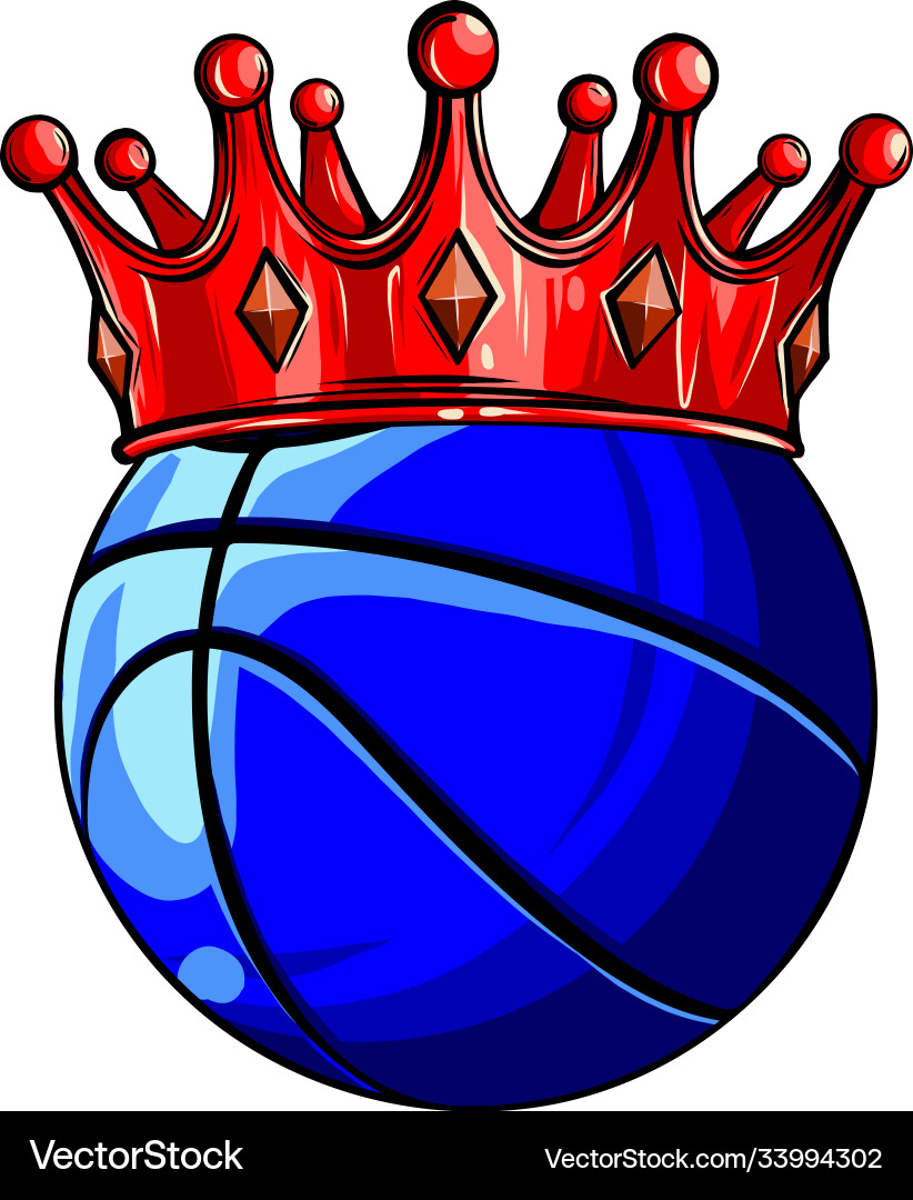 Basketball ball isolated Royalty Free Vector Image