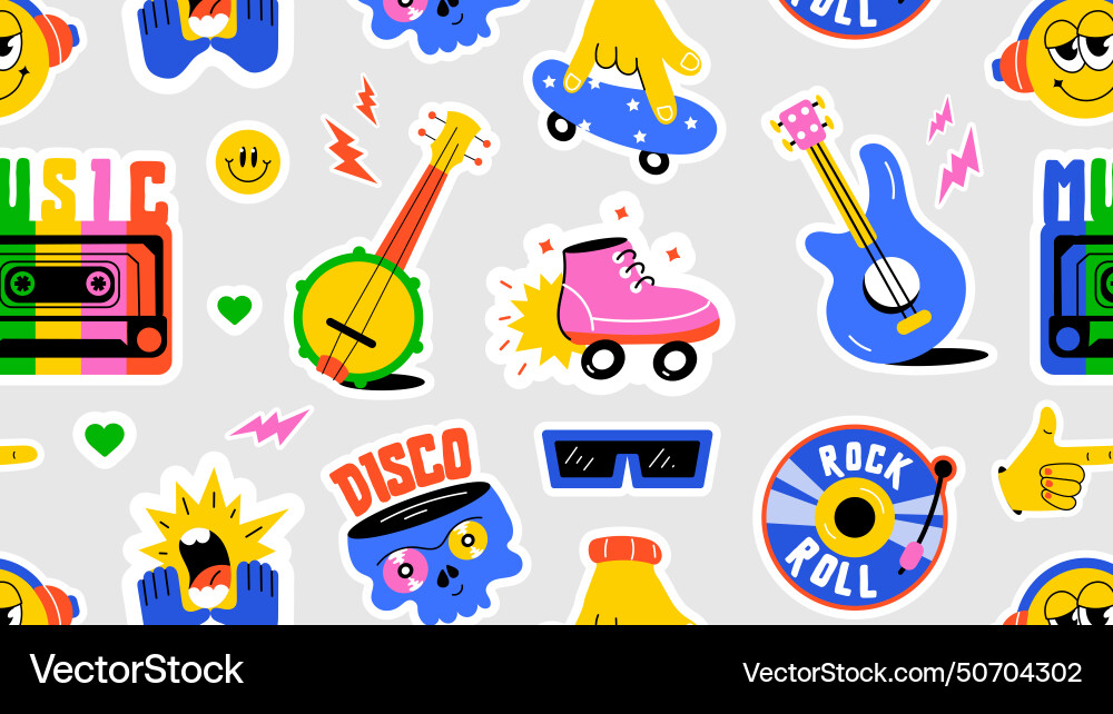 Music pattern Royalty Free Vector Image - VectorStock