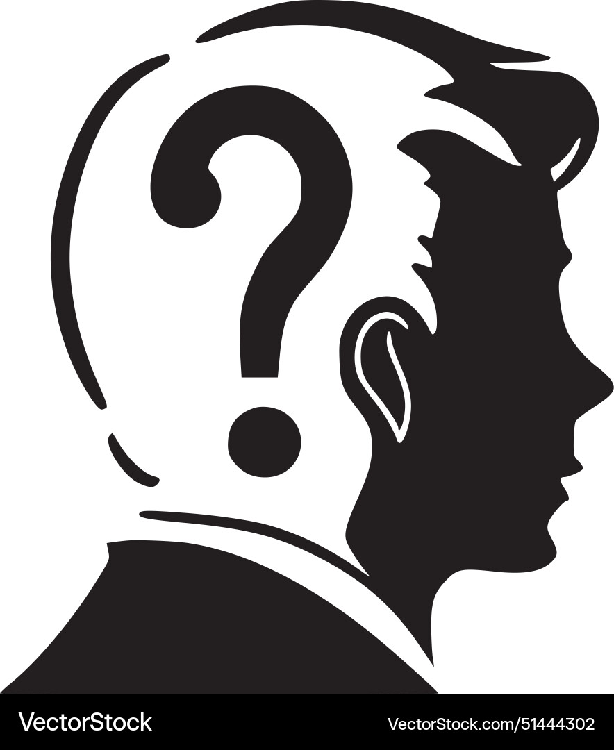 Question - high quality logo ideal for t-shirt Vector Image