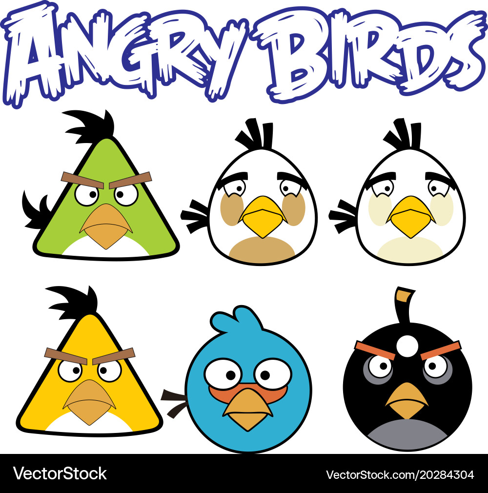 Angry Birds Vector Logo