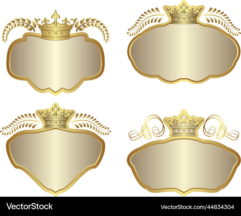 Kingly frame Royalty Free Vector Image - VectorStock