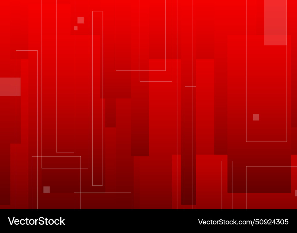 Abstract red geometric background brochure Vector Image
