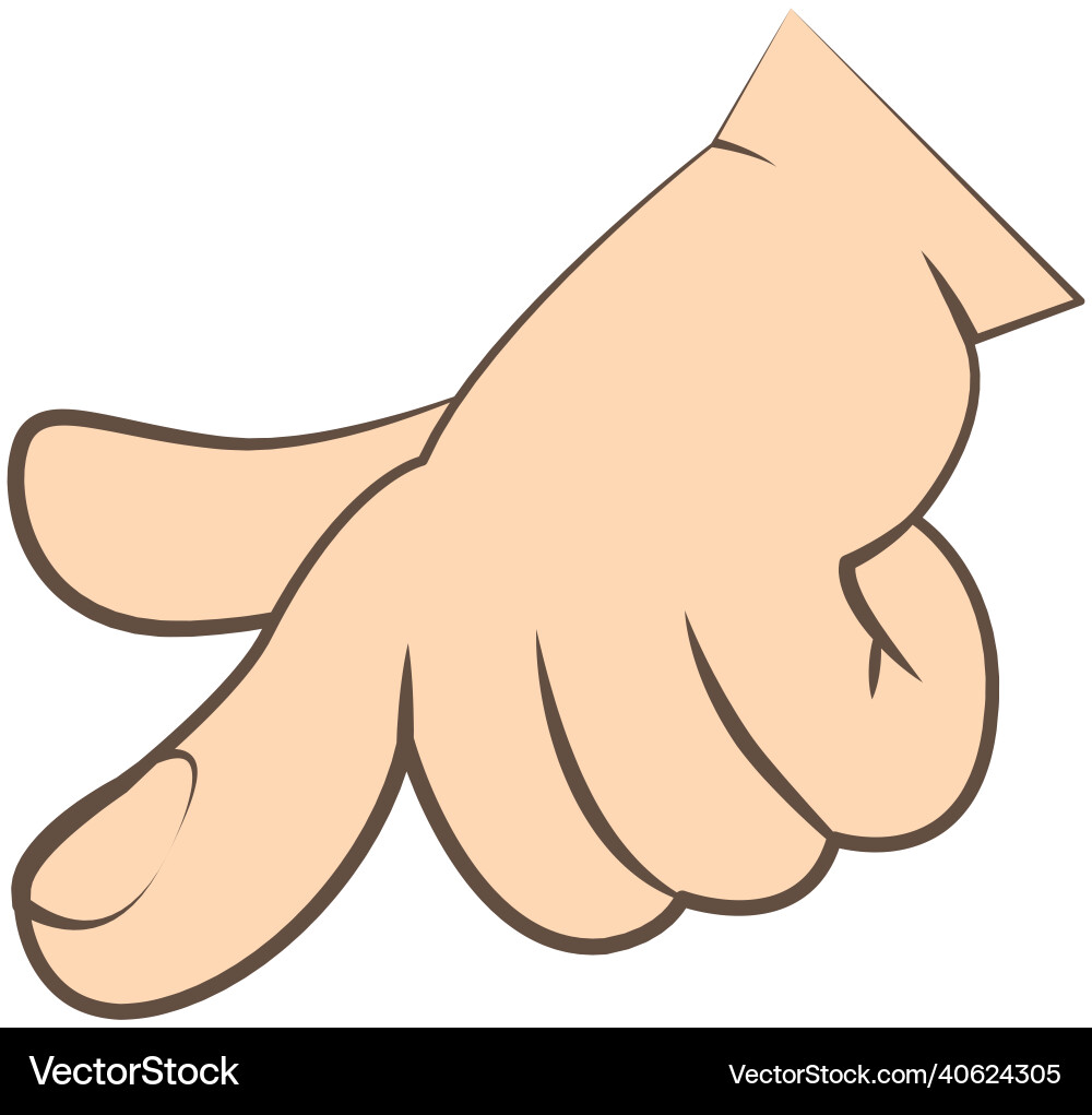 Cartoon Arm Pointing