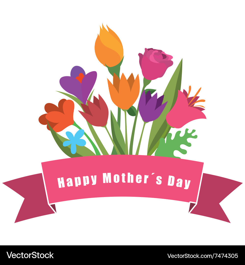Mother's Day Celebration Royalty Free Vector Image