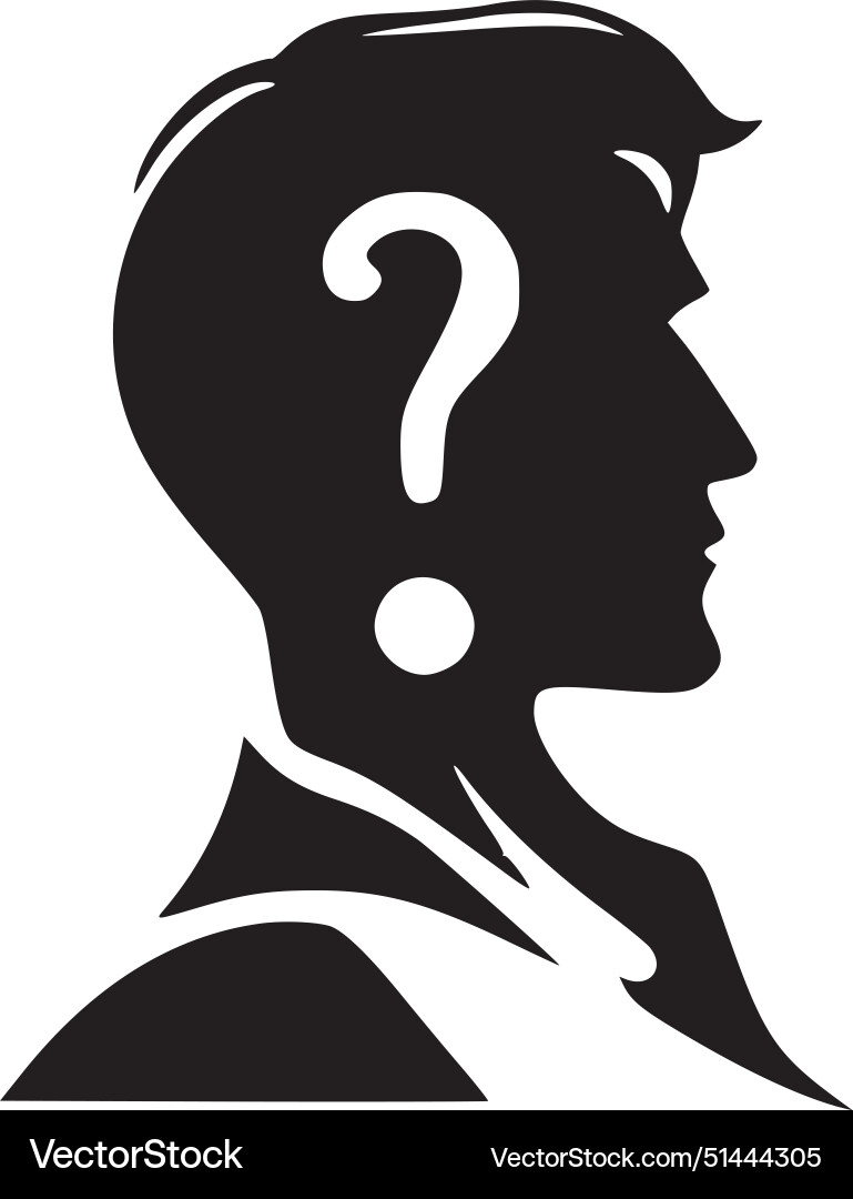 Question - high quality logo ideal for t-shirt Vector Image