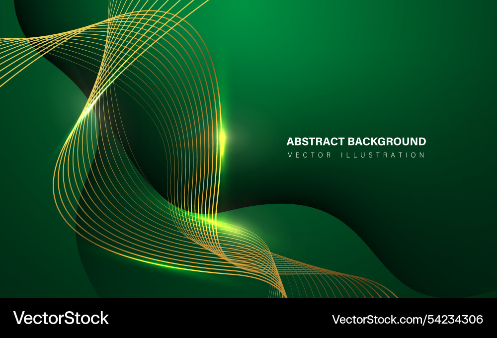 Luxury Gold Wave Background Royalty Free Vector Image