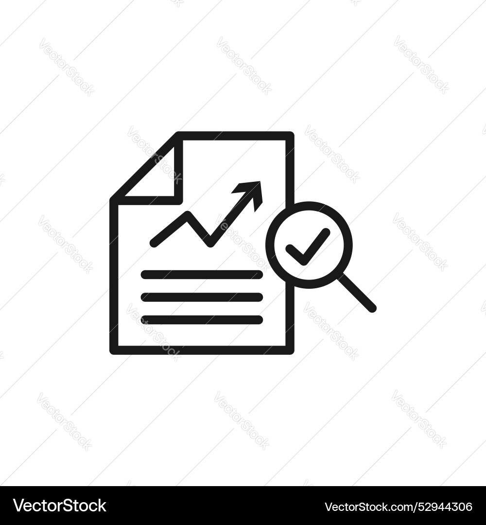 Overview icon Royalty Free Vector Image - VectorStock