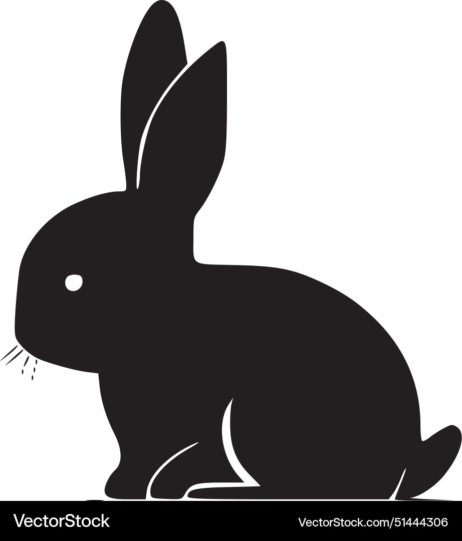 Rabbit - high quality logo ideal for t-shirt Vector Image