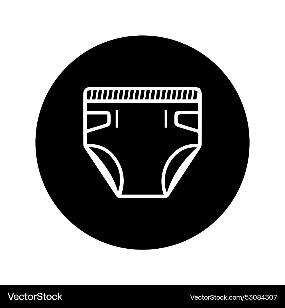 Baby diaper icon symbol design Royalty Free Vector Image