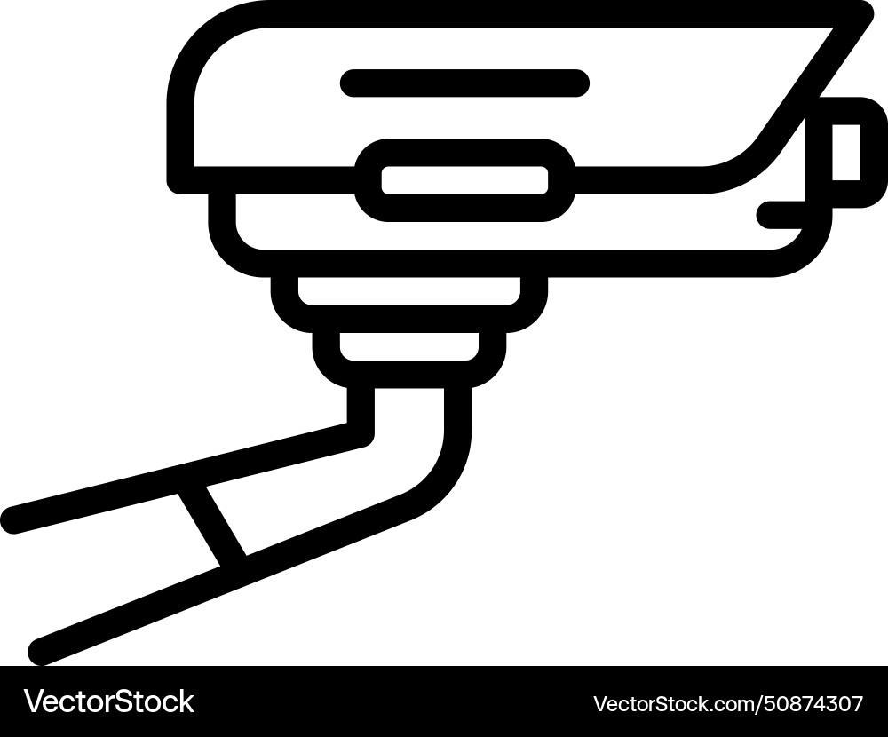 Security camera Royalty Free Vector Image - VectorStock