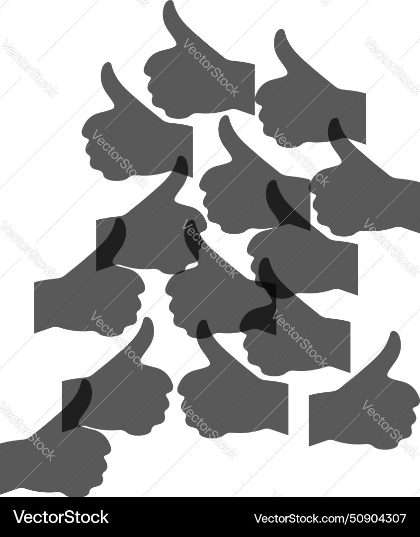 Thumb up Royalty Free Vector Image - VectorStock