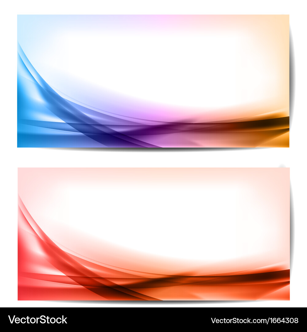 Abstract colored wave on background Royalty Free Vector