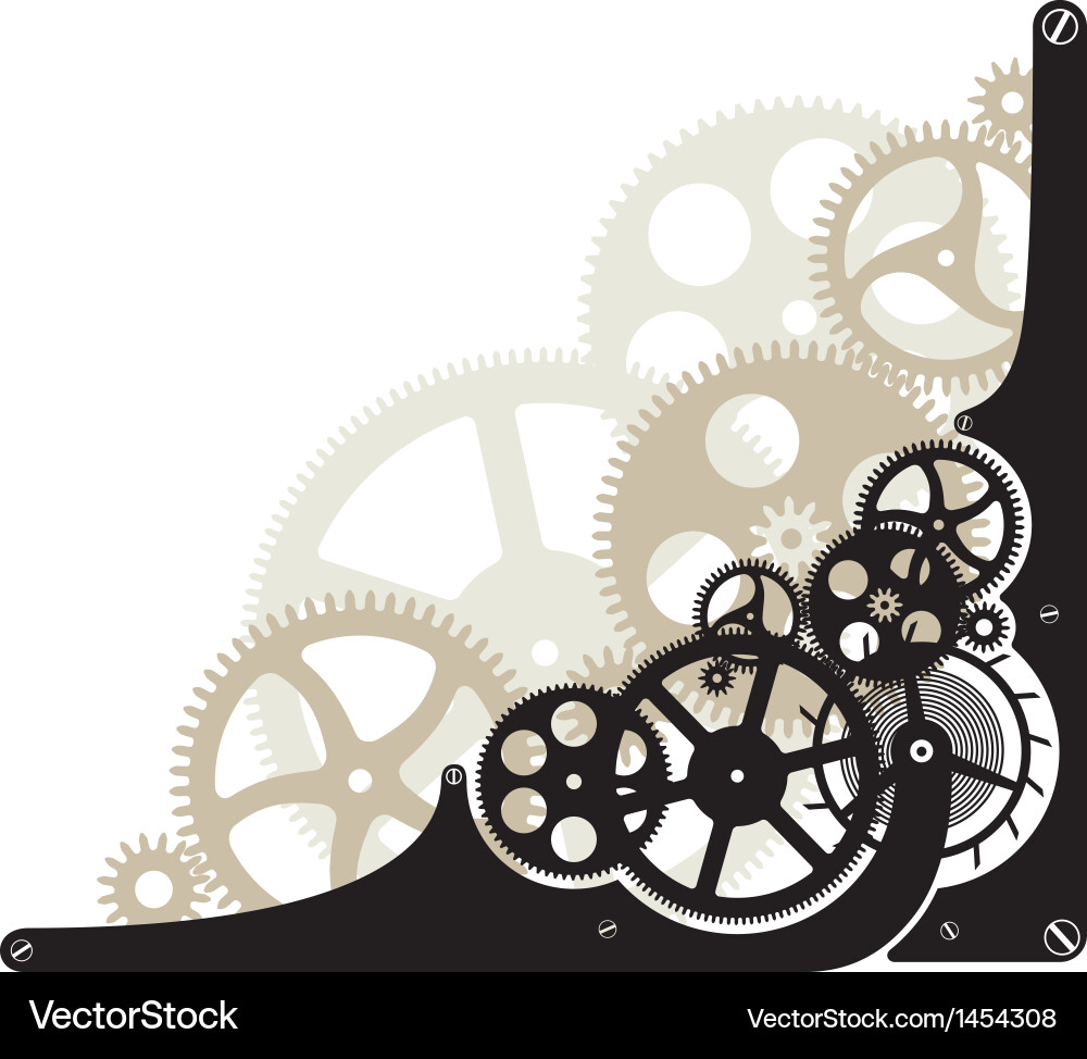 Cog wheels Royalty Free Vector Image - VectorStock