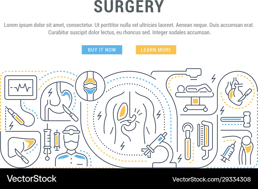Surgery Royalty Free Vector Image - VectorStock
