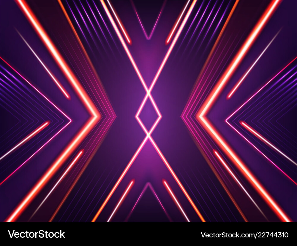 Abstract neon background bright shining Royalty Free Vector
