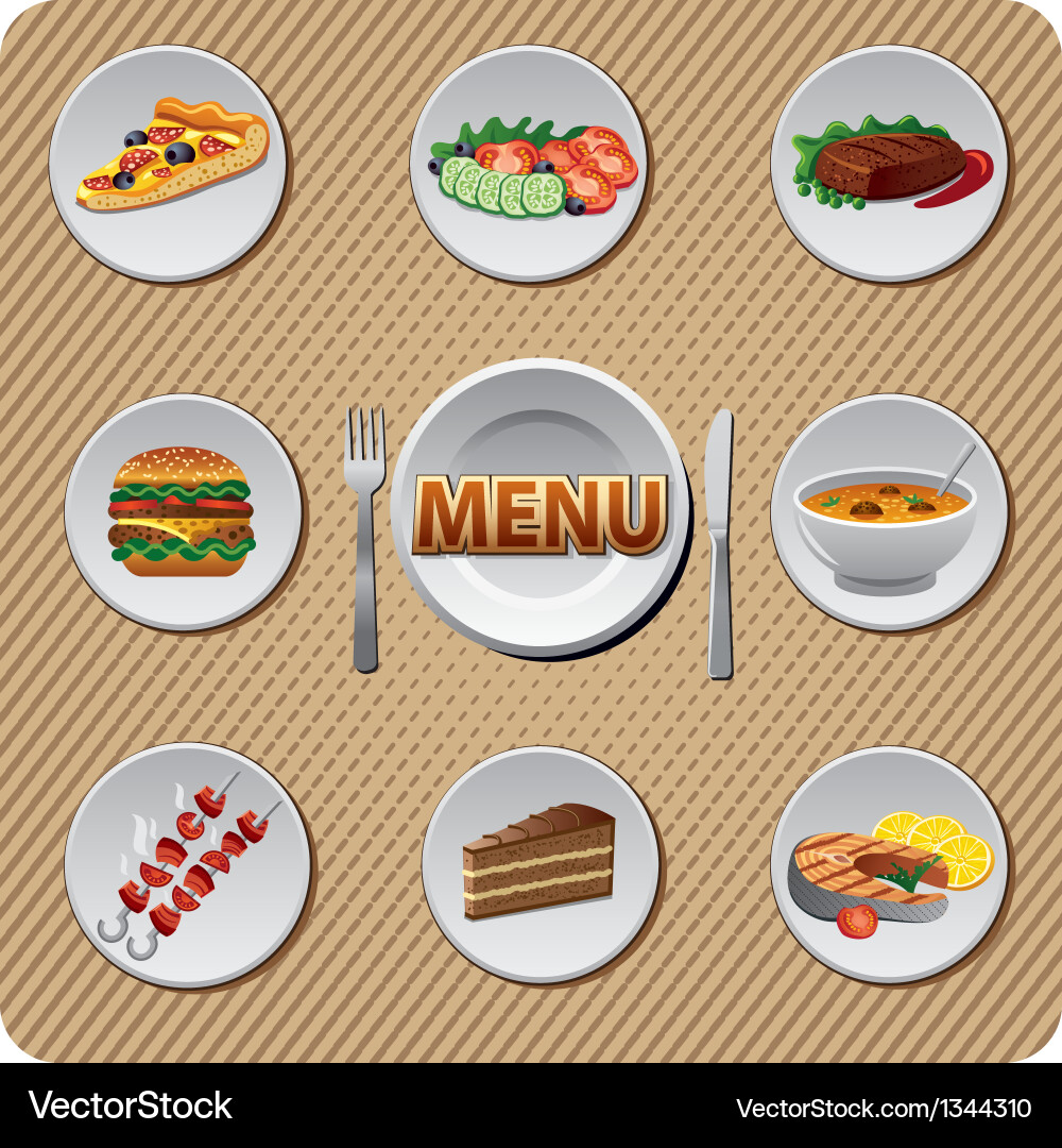 Restaurant Food Menu Royalty Free Vector Image