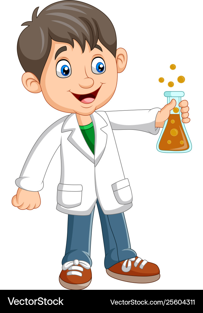 Boy Scientist Clipart
