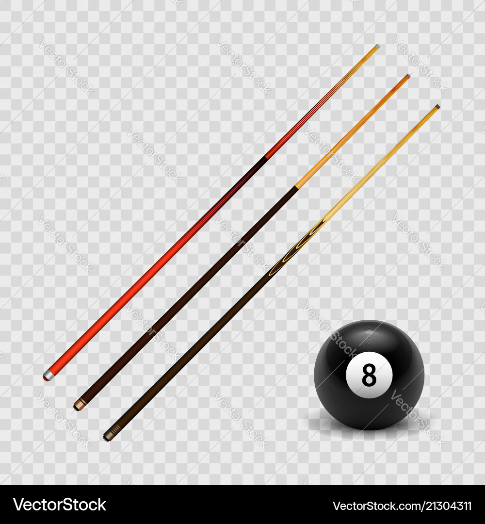 Stock realistic billiard pool Royalty Free Vector Image
