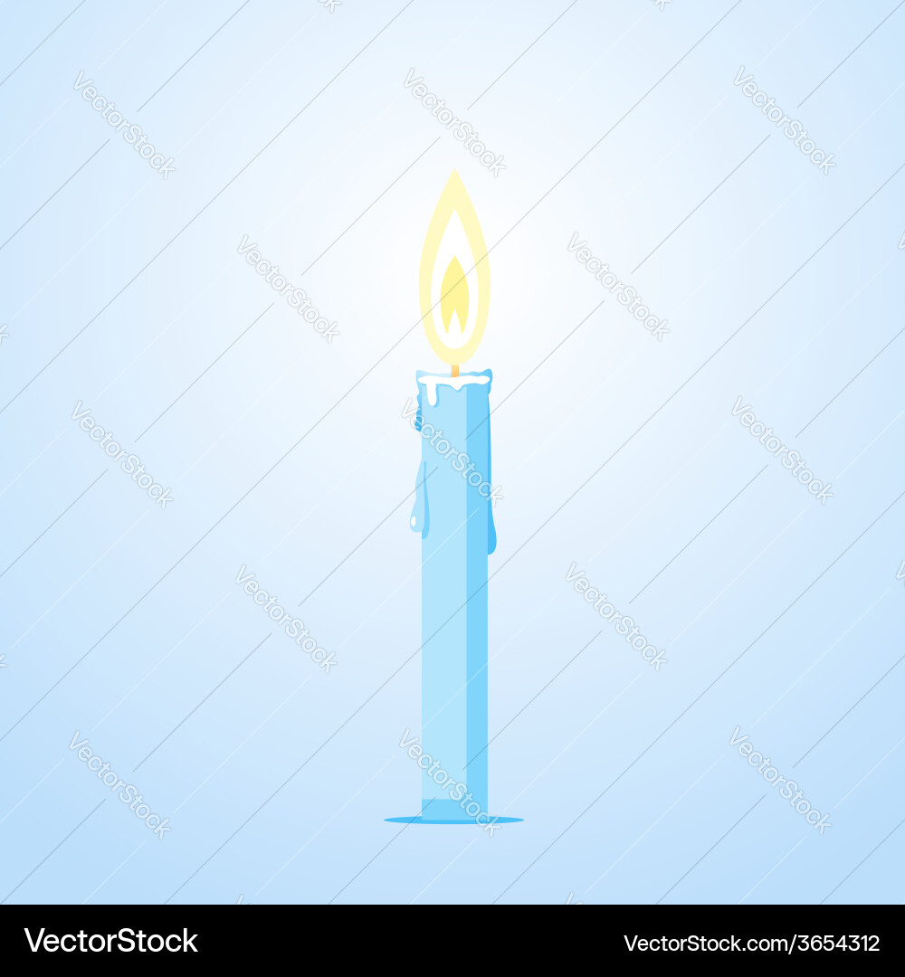 Candle Royalty Free Vector Image - VectorStock