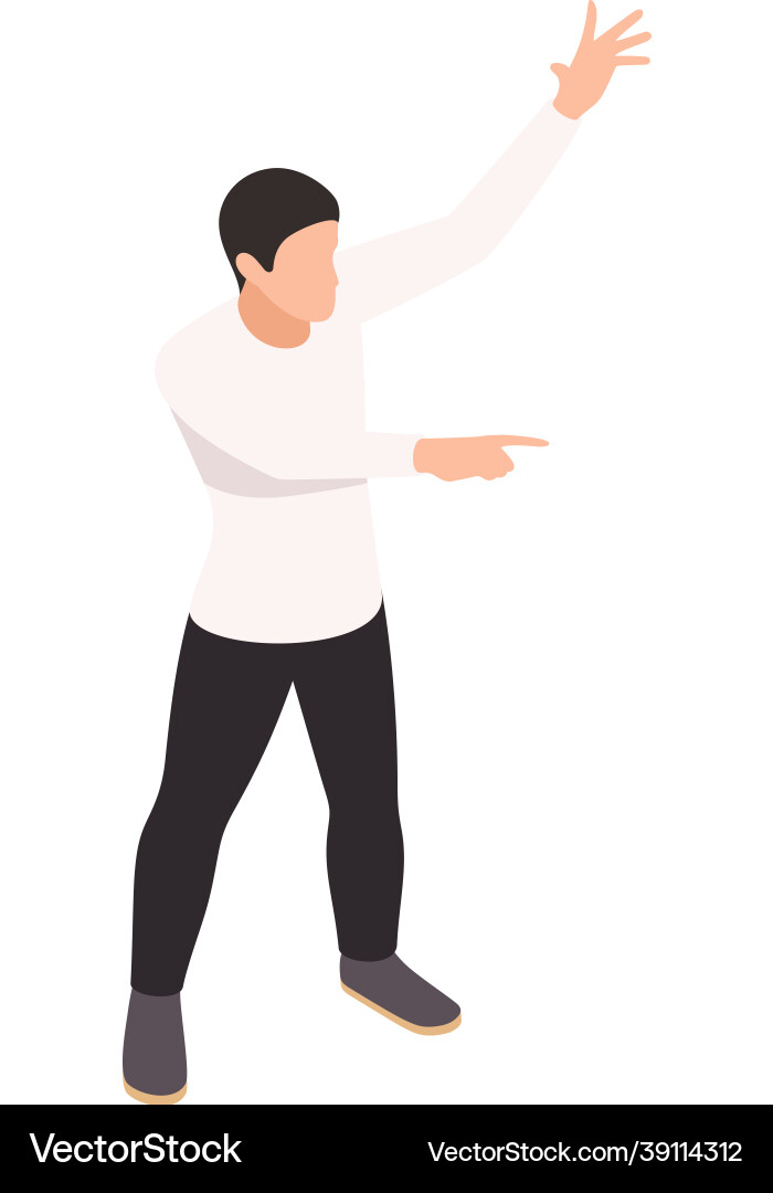 Dancing man icon Royalty Free Vector Image - VectorStock