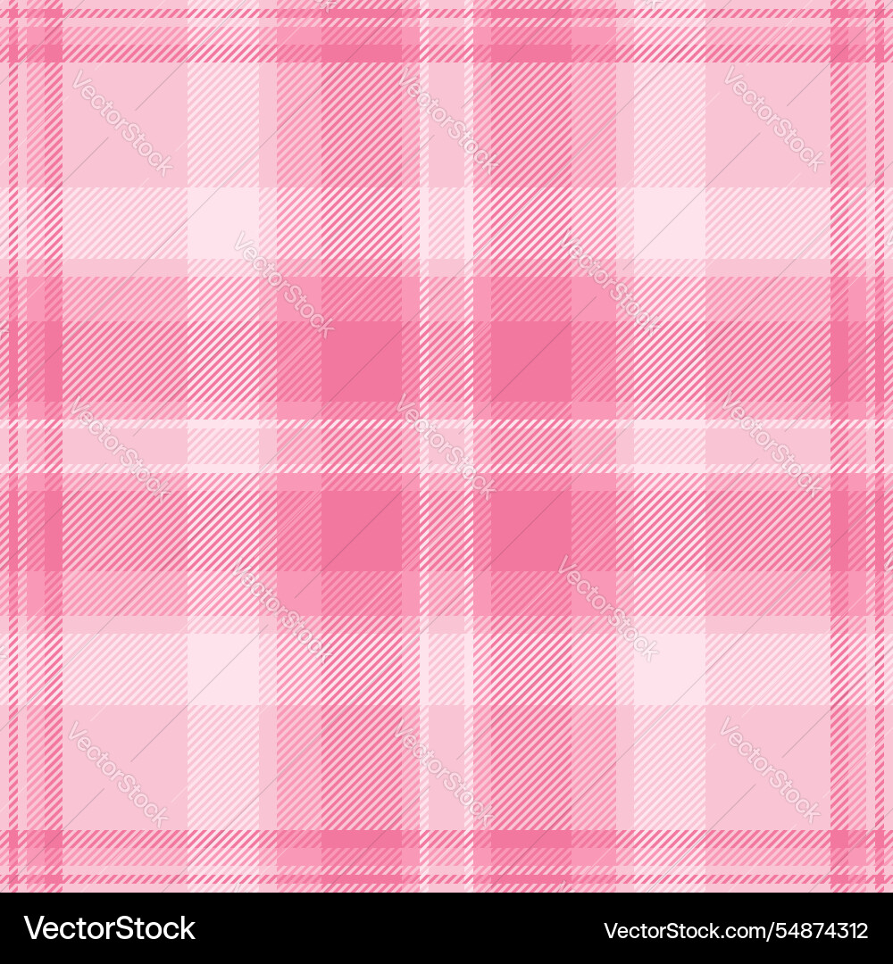 Elegant pink plaid pattern perfect for textile Vector Image