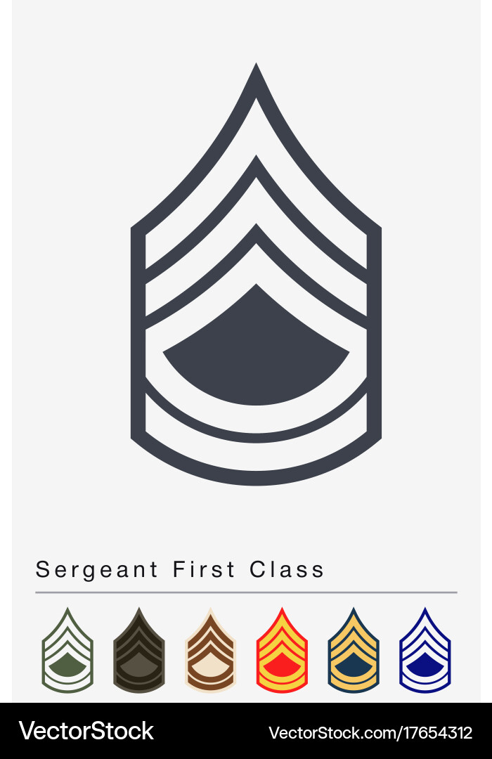 Military Rank Stripes and Chevrons Royalty Free Vector Image
