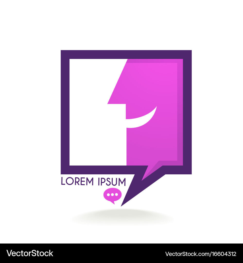 Talking speaking chatting and communication Vector Image