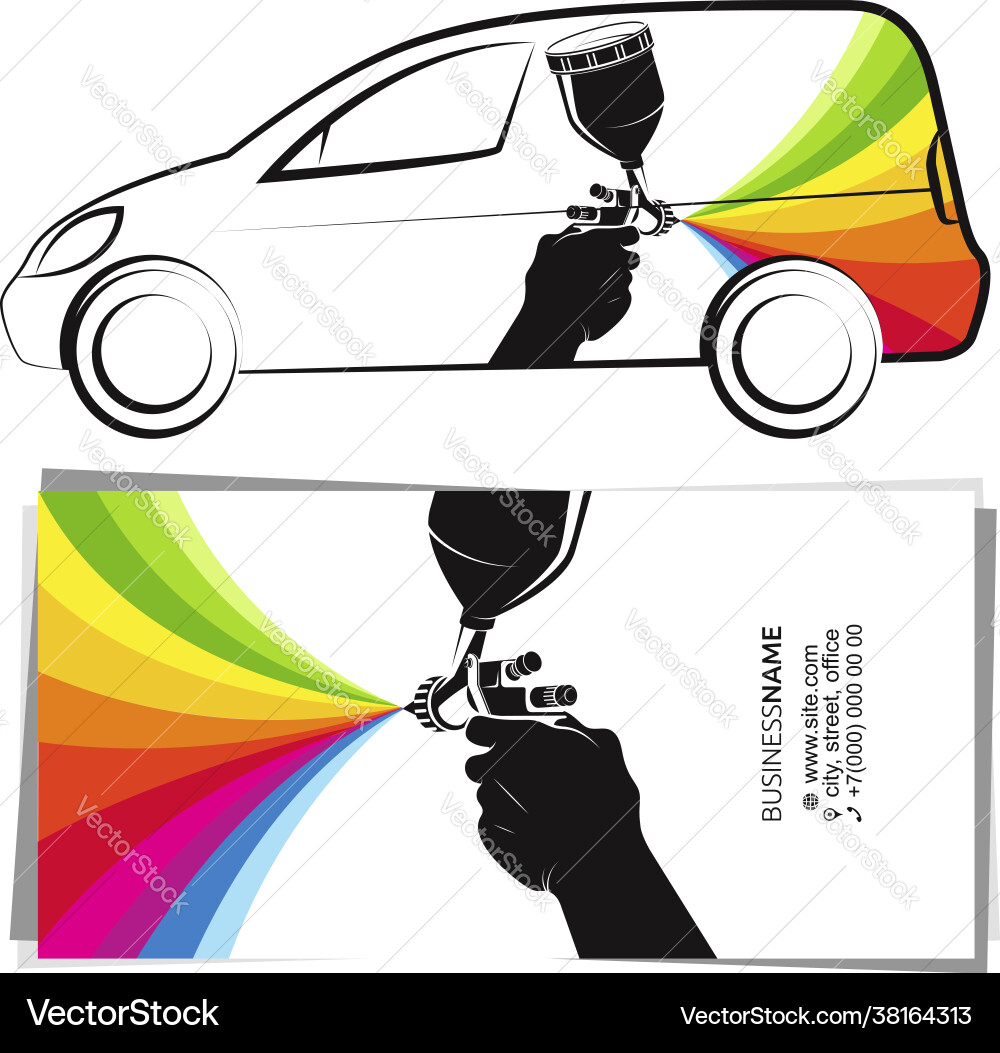 Spray Paint Symbol - Painter's Tools Royalty Free Vector