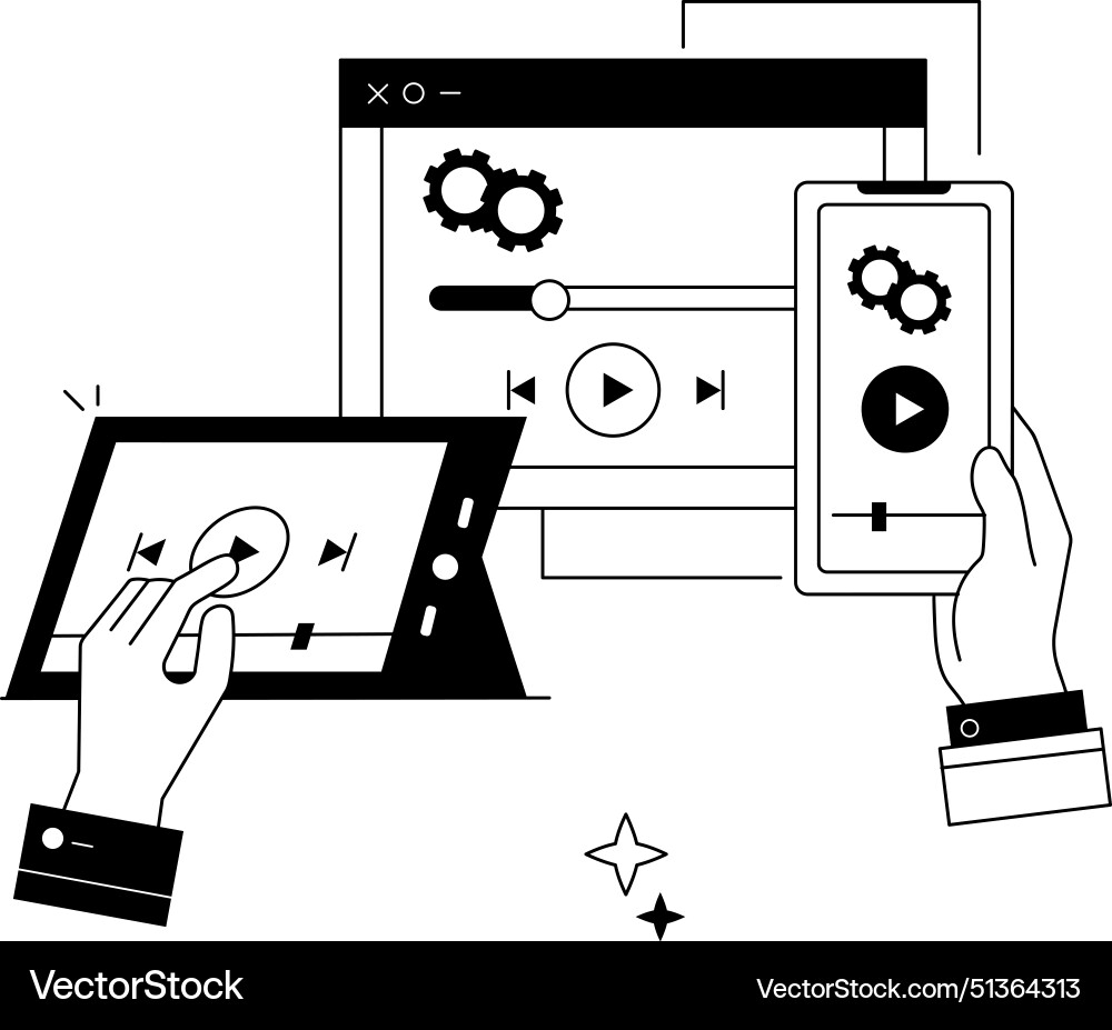 Website wireframe Royalty Free Vector Image - VectorStock
