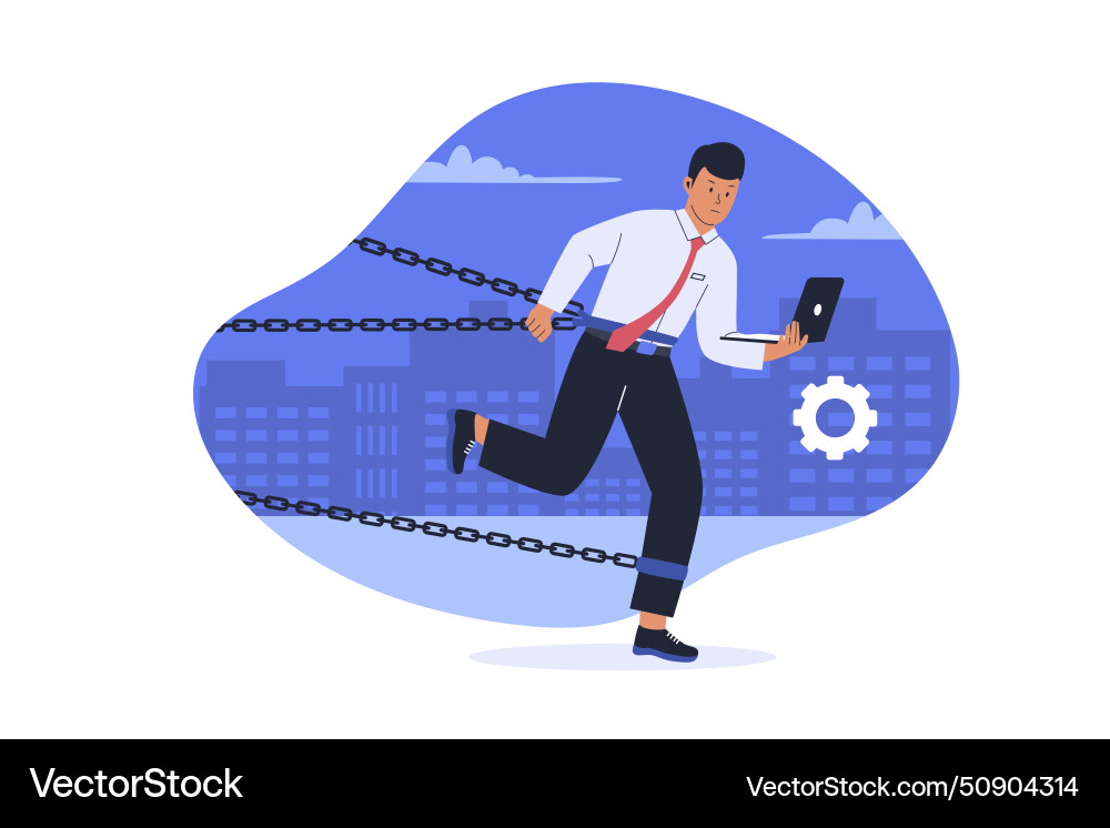 Business struggle concept Royalty Free Vector Image Business struggle concept Royalty Free Vector Image