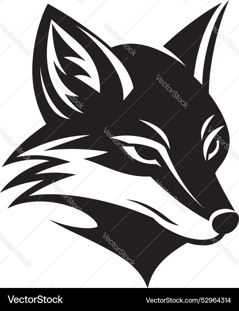 Fox one precision craft car iconic emblem Vector Image