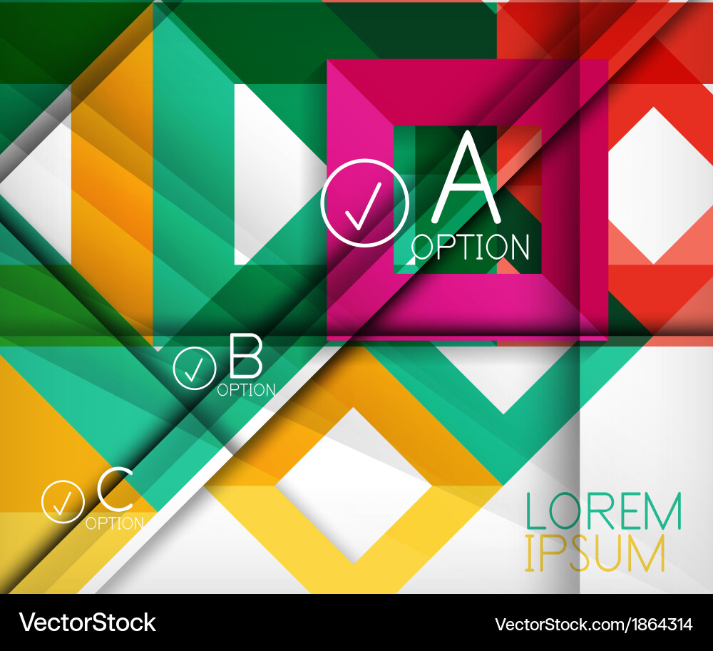 Infographic abstract background Royalty Free Vector Image