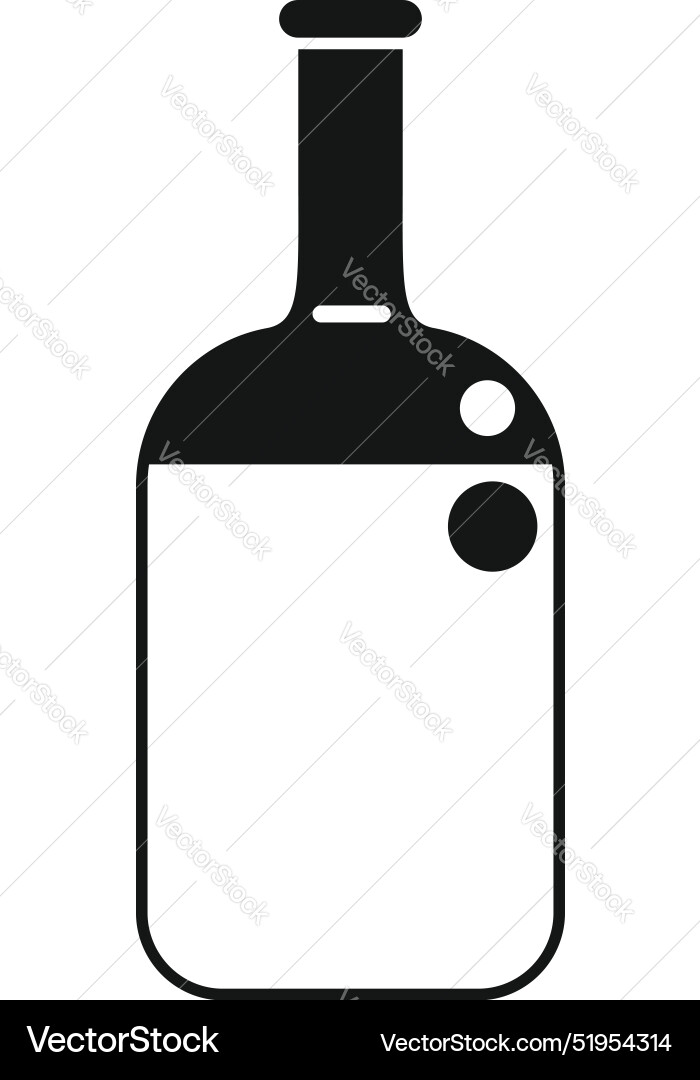 Laboratory glassware containing liquid Royalty Free Vector