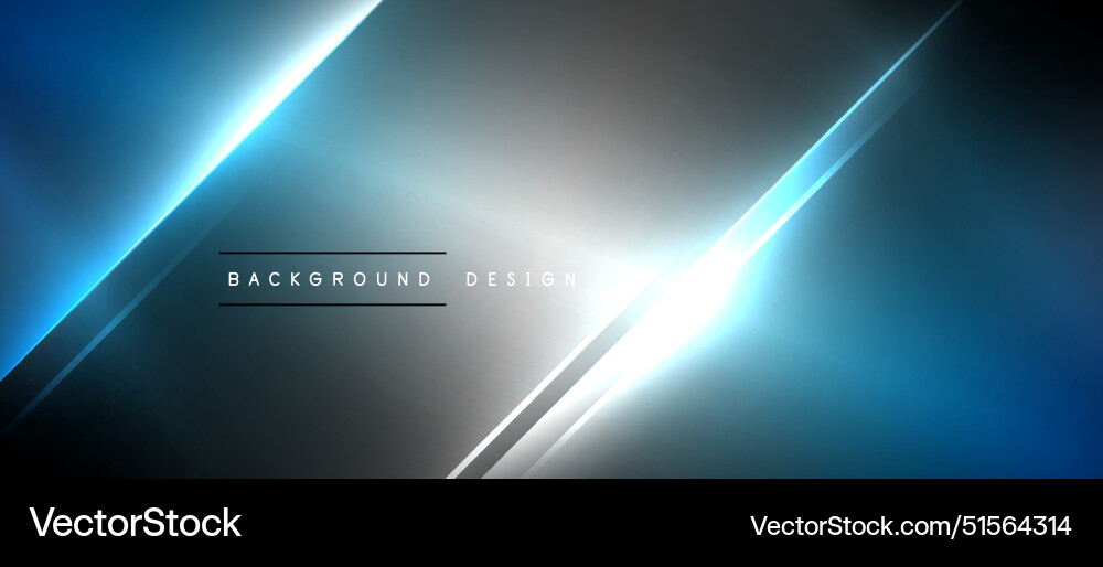 Neon dynamic diagonal light rays background Vector Image