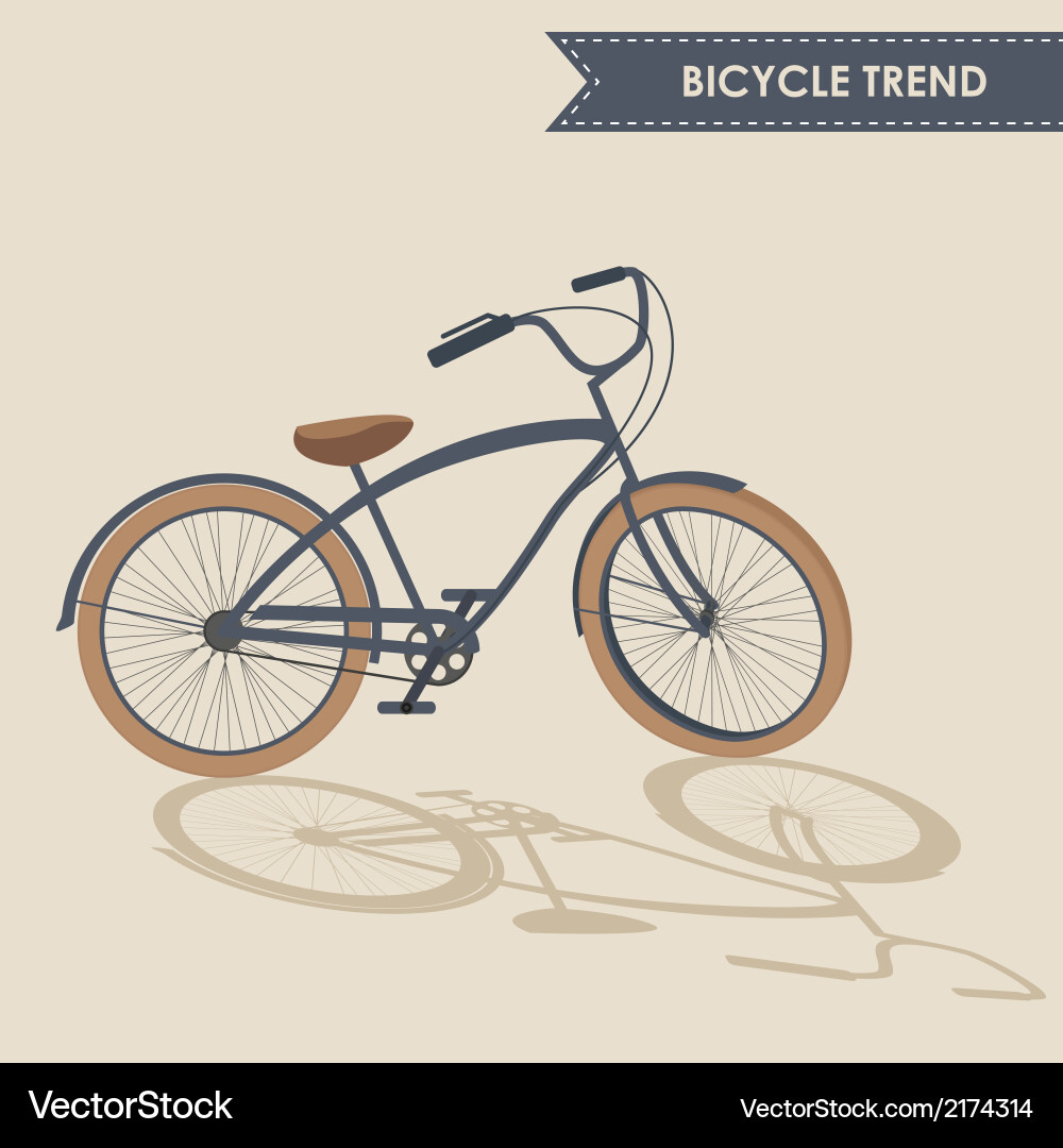 Trendy bike Royalty Free Vector Image - VectorStock