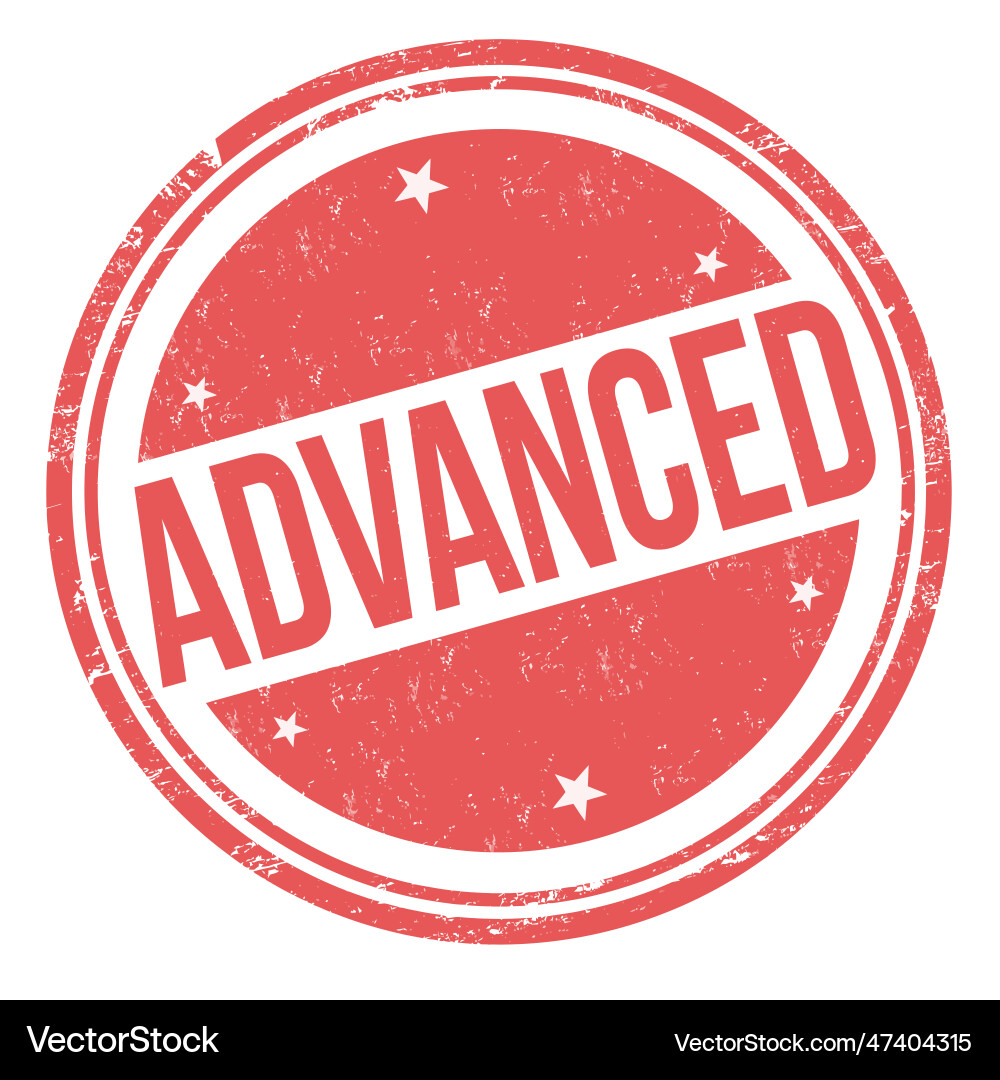 Advanced grunge rubber stamp Royalty Free Vector Image