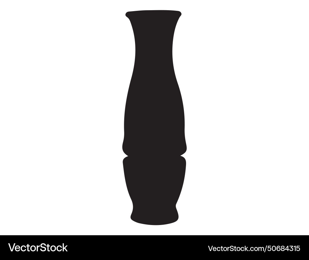 Duck call silhouette art Royalty Free Vector Image