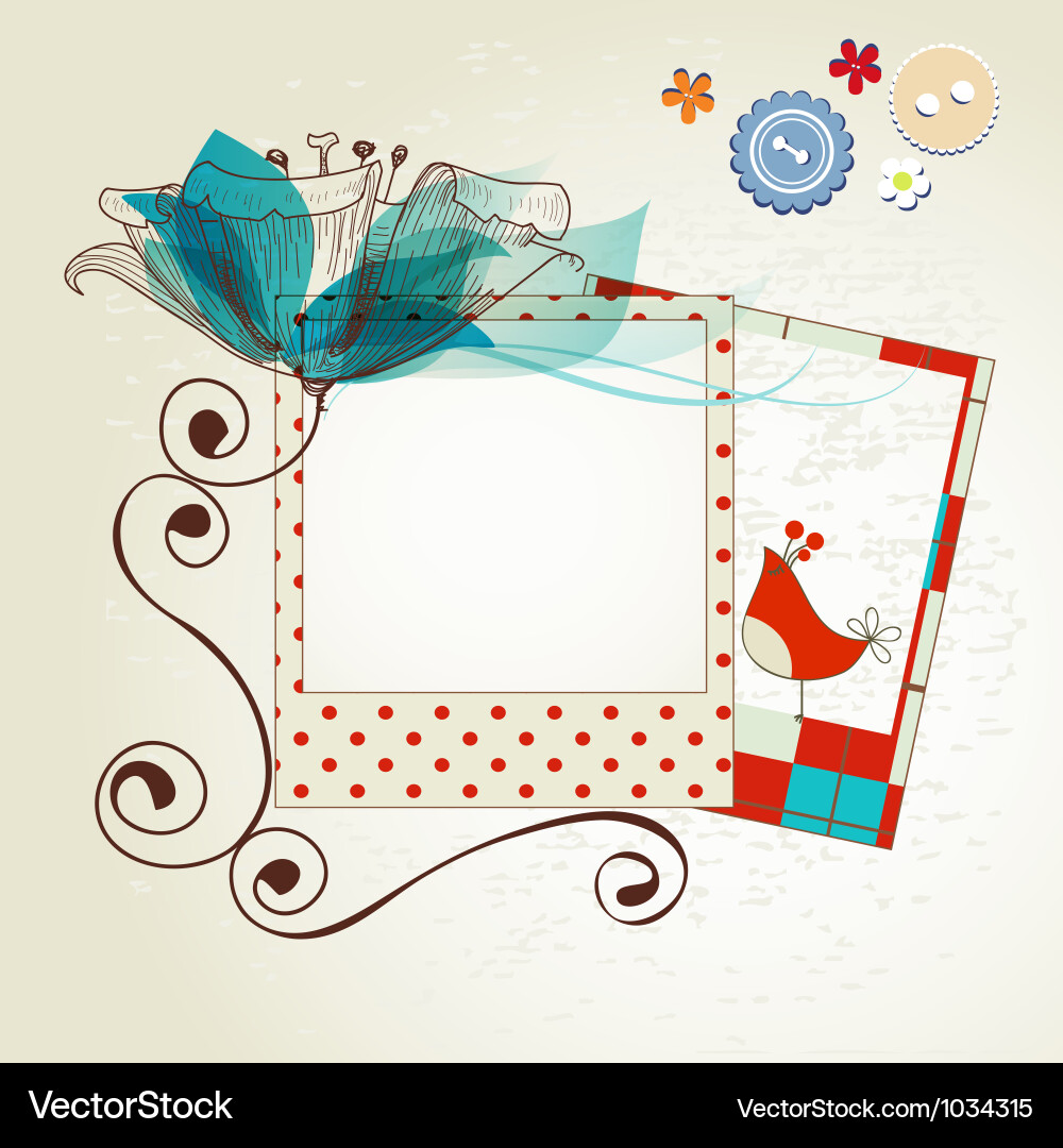 Scrapbook kit Royalty Free Vector Image - VectorStock