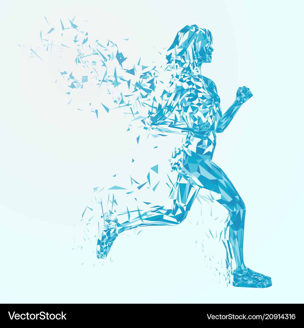 Abstract fitness background Royalty Free Vector Image