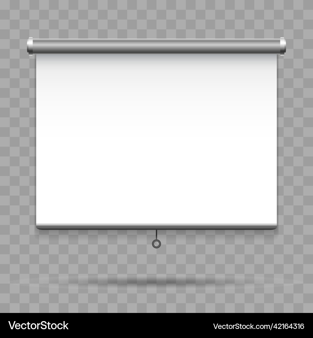 Projector Screen Template Royalty Free Vector Image