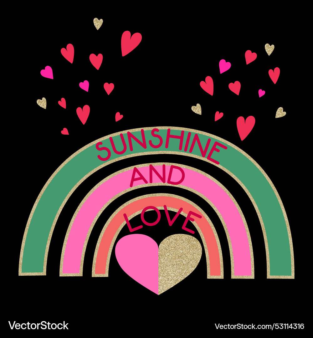 Rainbow style art icon and graphic design Vector Image