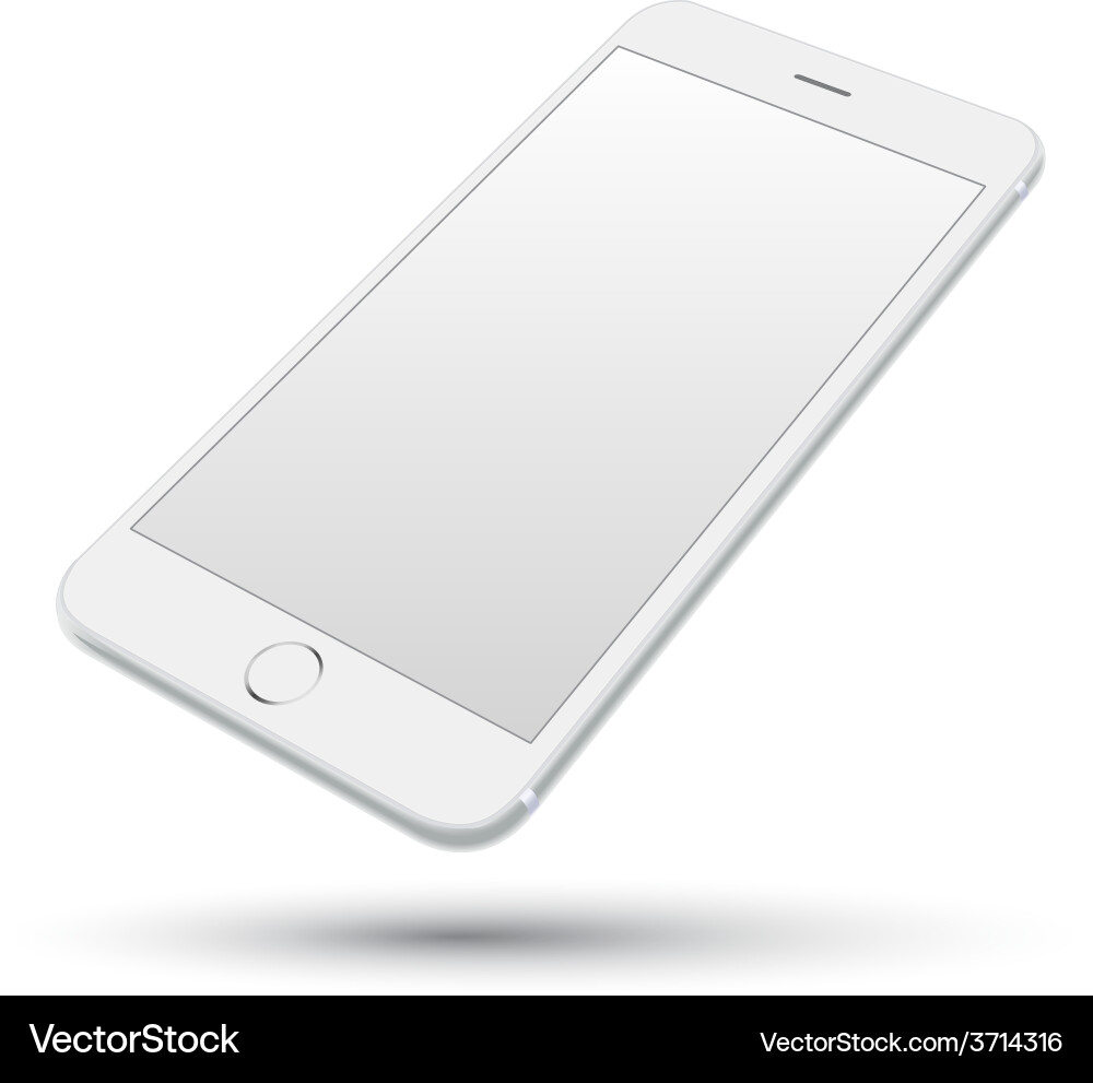 Smartphone realistic Royalty Free Vector Image