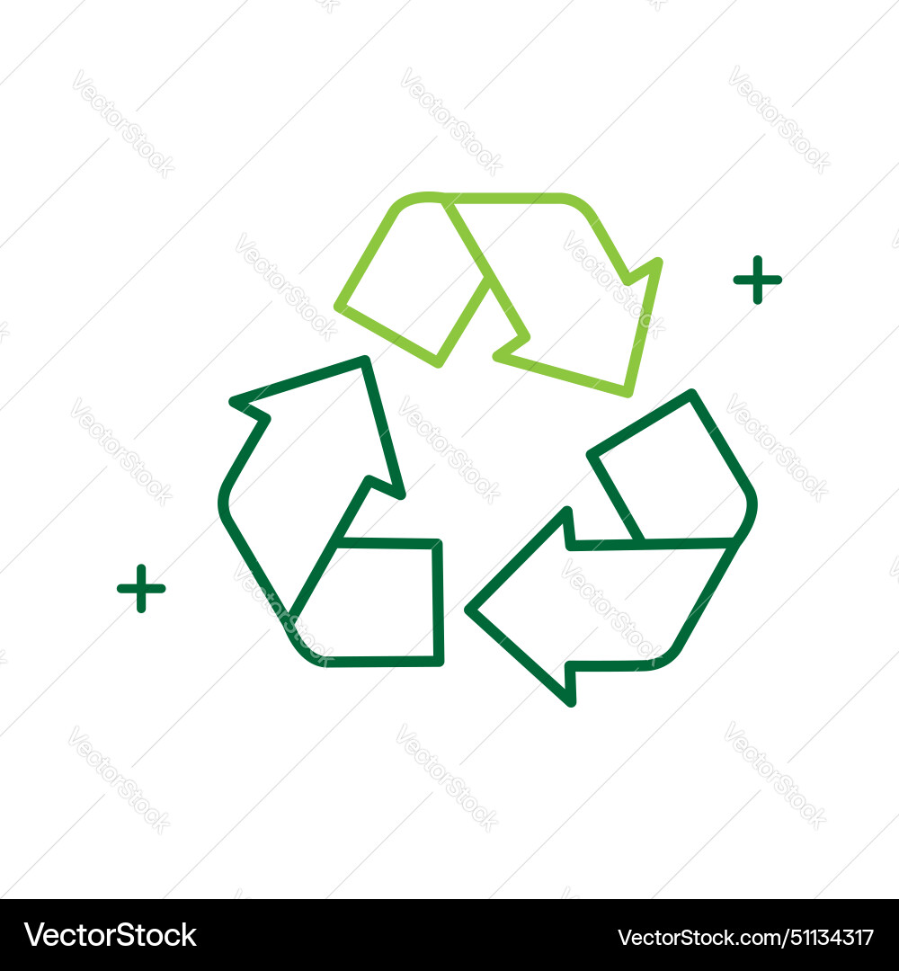 Recyclable icon design Royalty Free Vector Image