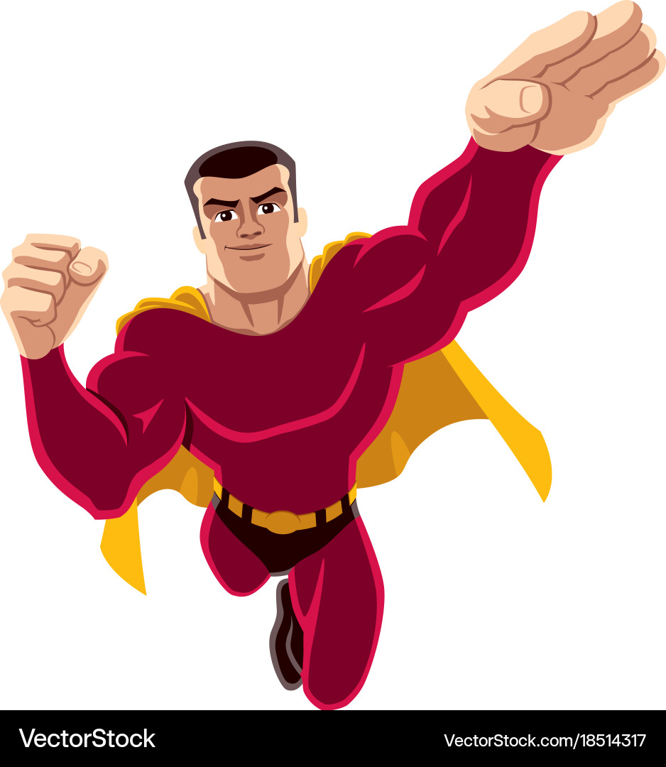 Hero Flying Vector Images (over 12,000)