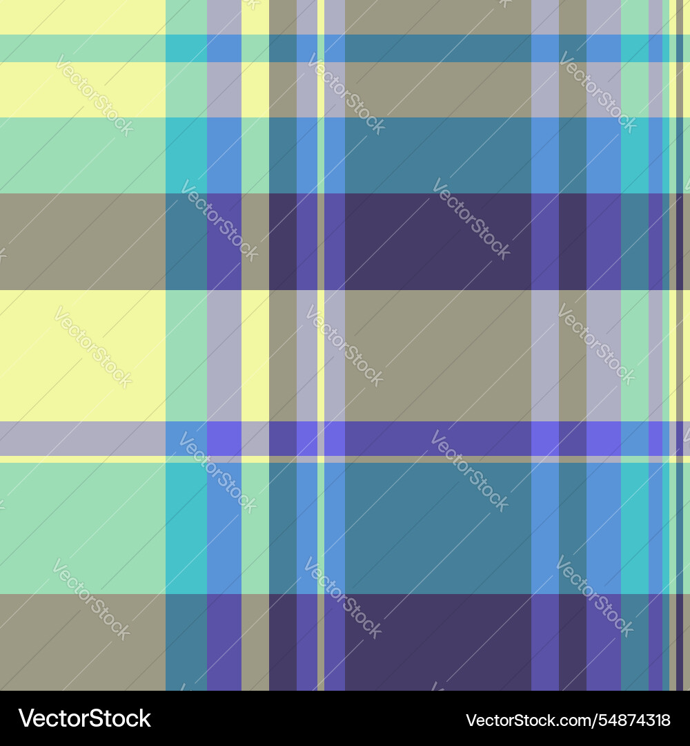 Vibrant pastel plaid pattern perfect for textile Vector Image