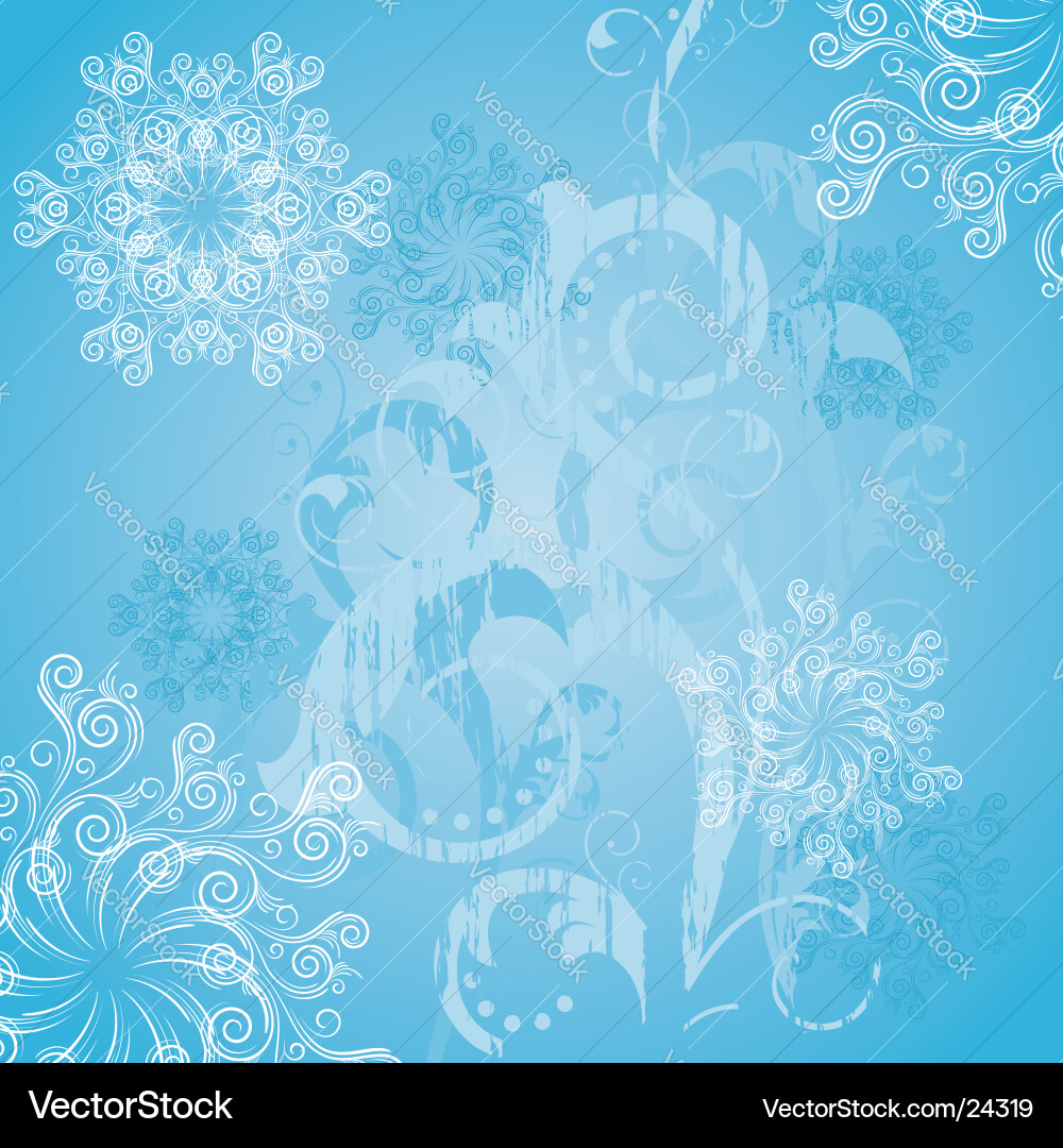 Frosty patterns Royalty Free Vector Image - VectorStock