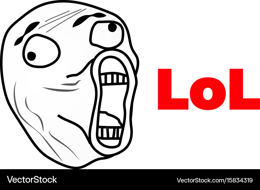 Laughing Emoji Meme Face Royalty Free Vector Image